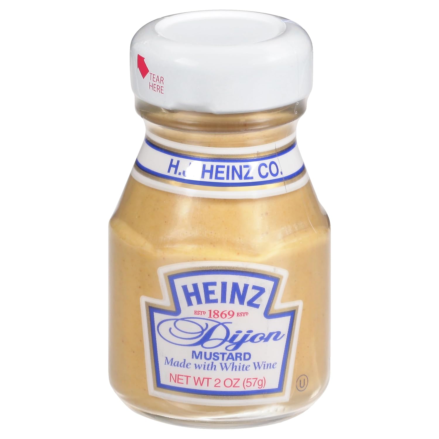 Heinz Dijon Mustard Room Service Size 2oz jar (Case pack of 60) – Raw Joy